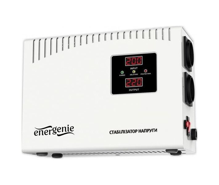 Стабілізатор EnerGenie EG-AVR-DW1000-01 White